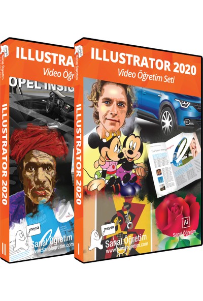 Sanal Öğretim Adobe Illustrator 2020 [Öğrenme Seti & Uygulama Seti]