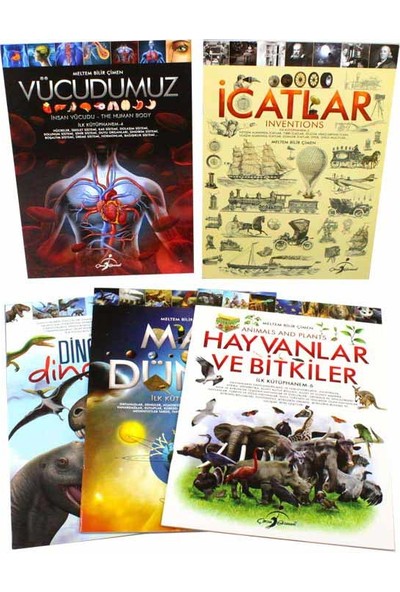 Çocuk Gezegeni Ilk Kütüphanem Seti - 5 Kitap Çocuk Gezegeni Ilk Kütüphanem Seti - 5 Kitap