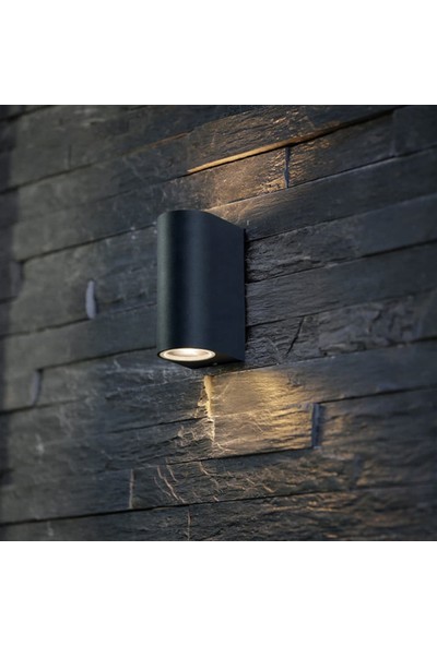 Full Reyon Çift Yönlü Dekoratif Duvar Aplik - Siyah Full Reyon Çift Yönlü Dekoratif Duvar Aplik - Siyah