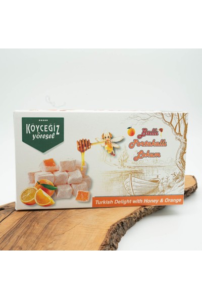 Köyceğiz Yöresel Ballı Portakallı Lokum 500 G