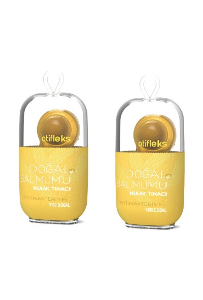 Otifleks 2'li X2 Adet %100 Doğal Balmumu Kulak Tıkacı Otifleks 2'li X2 Adet %100 Doğal Balmumu Kulak Tıkacı