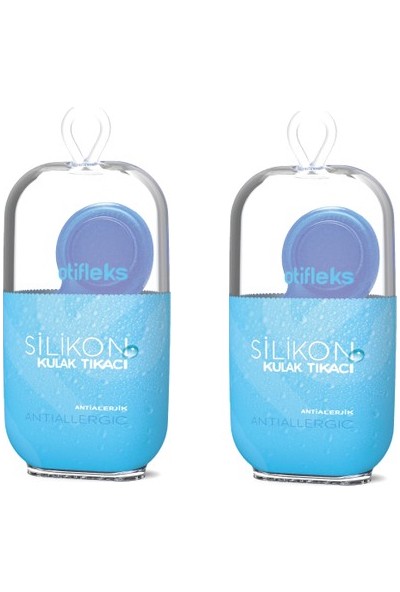 Otifleks 4'lü X2 Adet Anti- Alerjik Silikon Kulak Tıkacı Otifleks 4'lü X2 Adet Anti- Alerjik Silikon Kulak Tıkacı