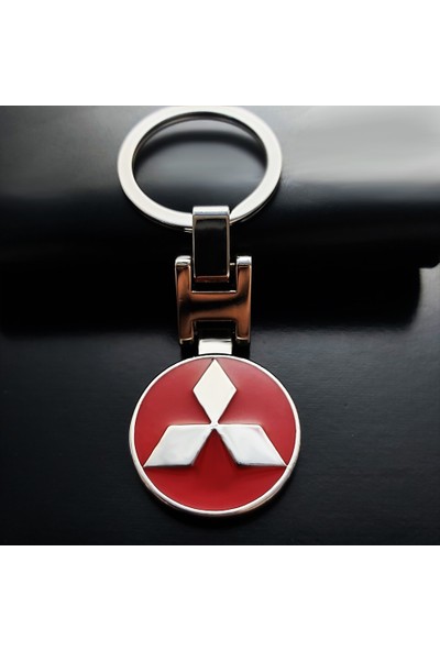 C9 Mitsubishi Araca Özel Metal Logo Anahtarlık