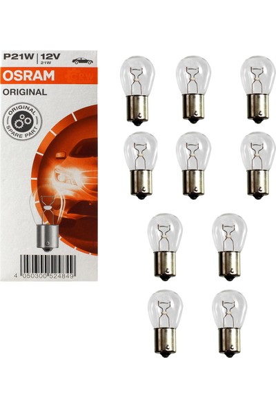 Osram 7506 Fs 93 Ampul 12 Volt P21W 10 Adet Orijinal Osram 7506 Fs 93 Ampul 12 Volt P21W 10 Adet Orijinal