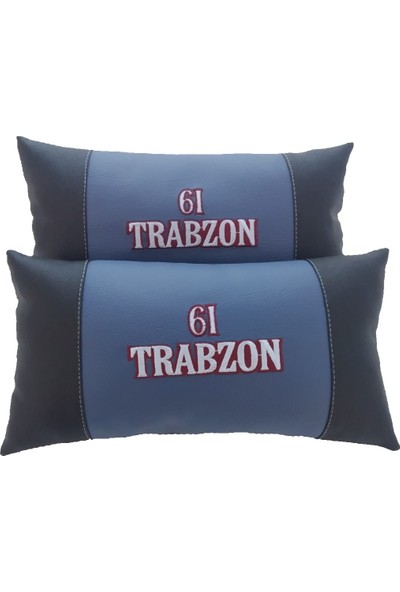 Baye Collection 2'li Trabzon 61 Siyah Mavi Oto Araba Koltuk Yastığı Set Baye Collection 2'li Trabzon 61 Siyah Mavi Oto Araba Koltuk Yastığı Set