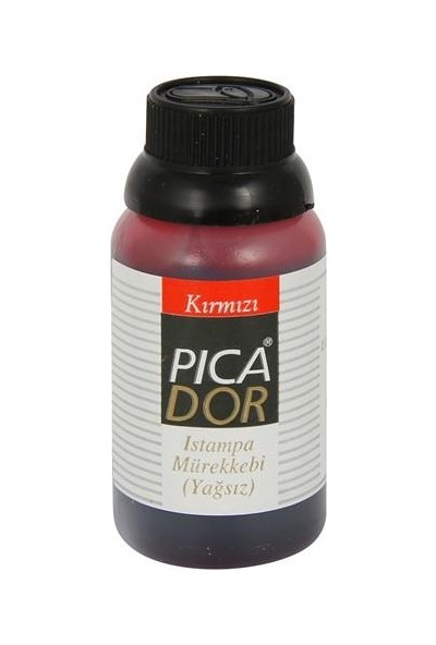 Picador Istampa Mürekkebi 50 cc Kırmızı KE-006 Picador Istampa Mürekkebi 50 cc Kırmızı KE-006