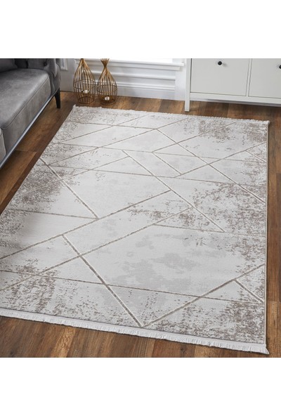 Diamond Halı TR139 Krem Vizon Dokuma Halı Diamond Halı TR139 Krem Vizon Dokuma Halı