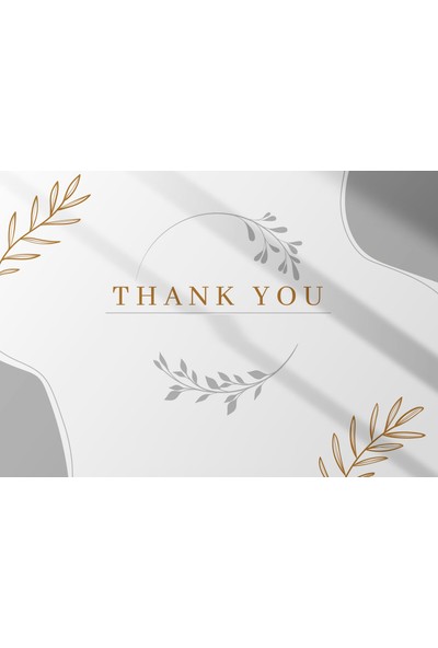 Tellgraf Teşekkür Kartı 5.5 x 8.5 cm