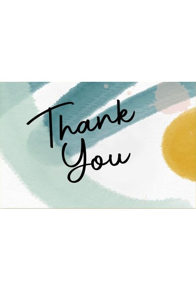 Tellgraf Teşekkür Kartı 5.5 x 8.5 cm