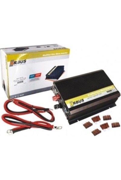 Orbus 12 V 1800 W Modifiye Sinüs Inverter Orbus 12 V 1800 W Modifiye Sinüs Inverter