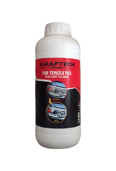 Kraftech Yeni Nesil Buharlı Araba Far Temizleme Sıvısı