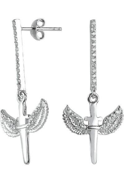 Lanoche Gümüş Melek Küpe Metal Lanoche Gümüş Melek Küpe Metal