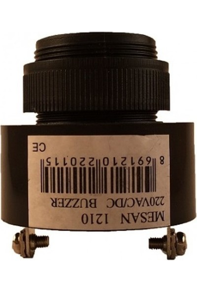 Mesan 1210 Kesik Kesik Çalan 220 V Buzzer Mesan 1210 Kesik Kesik Çalan 220 V Buzzer