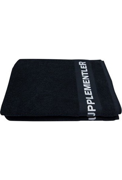 Supplementler %100 Pamuk Havlu Siyah