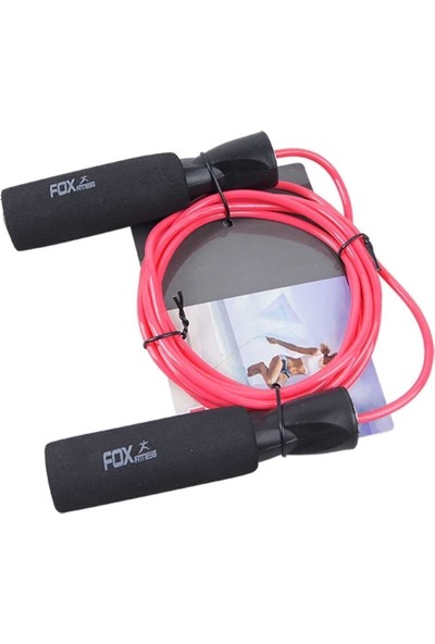 Fox fitness ZJ-138 Ağırlıklı Atlama İpi Pembe