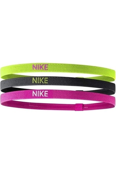 Nike Elastik Saç Bandı 3 Lü Paket Yeşil Siyah Pembe Nike Elastik Saç Bandı 3 Lü Paket Yeşil Siyah Pembe