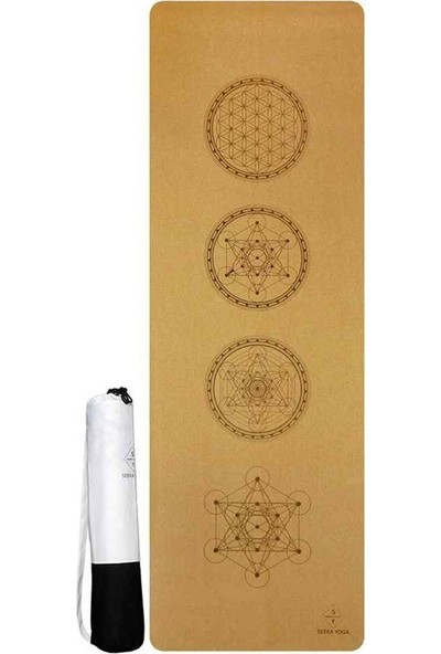 Seeka Yoga Mantar Yüzeyli Doğal Kauçuk Yoga Matı Mandala Seeka Yoga Mantar Yüzeyli Doğal Kauçuk Yoga Matı Mandala