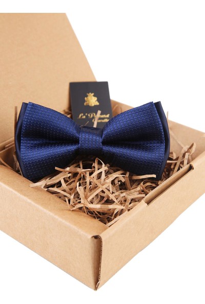 Kravatkolik Lacivert Nokta Desen Papyon P1436