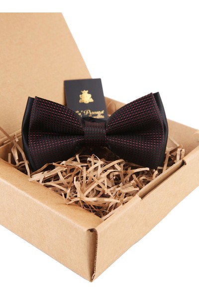 Kravatkolik Siyah Nokta Desen Papyon P1434