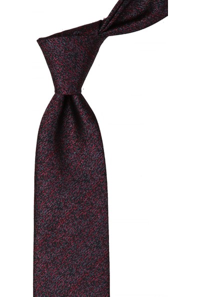 Kravatkolik Siyah Kum Desen Mendilli Klasik Kravat KK10446