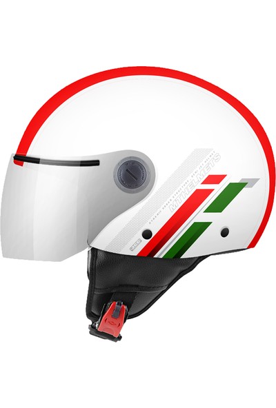 Mt Yarım (Yazlık) Kask Jet Street Scope C5 Gloss Pearl Red L Bede Mt Yarım (Yazlık) Kask Jet Street Scope C5 Gloss Pearl Red L Bede