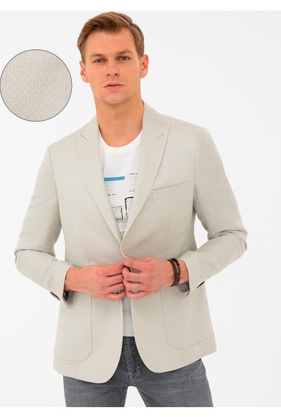 Pierre Cardin Bej Slim Fit Ceket 50236682-VR011