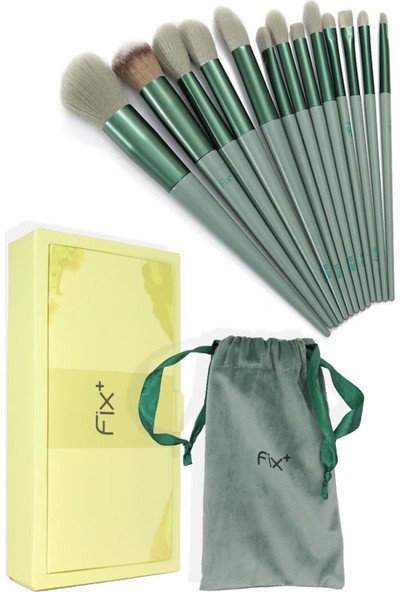 Mujgan Fix Özel Kutulu 13'lü Fırça Seti Yeşil Renk Mujgan Fix Özel Kutulu 13'lü Fırça Seti Yeşil Renk