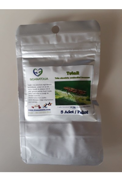 Bioanatolia Tutar-Tuta Absoluta Çekici Feromon 5'li Tutar-Tuta Feromonu Bioanatolia Tutar-Tuta Absoluta Çekici Feromon 5'li Tutar-Tuta Feromonu