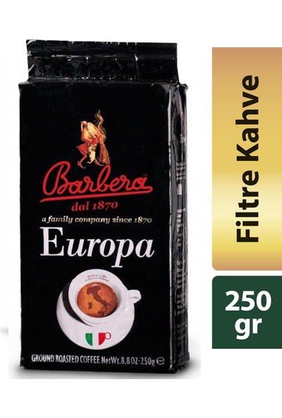 Caffe Barbera Europa Filtre Kahve 250 gr Caffe Barbera Europa Filtre Kahve 250 gr
