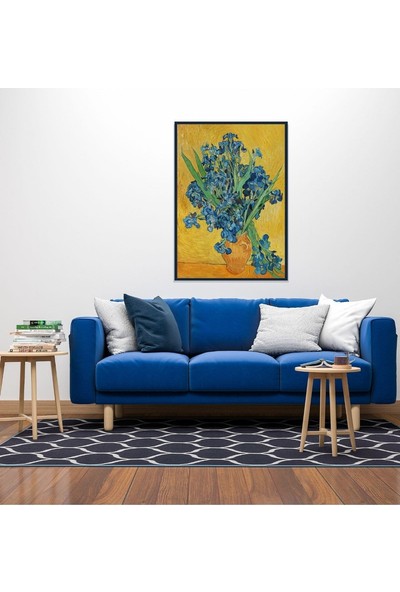 Vona Vintage Vincent Van Gogh Iris Çiçekleri 1-Iris Flowers Poster (35X50) Vona Vintage Vincent Van Gogh Iris Çiçekleri 1-Iris Flowers Poster (35X50)