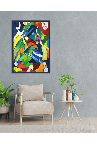 Vona Vintage Wassily Kandinsky Landscape In Murnau Poster (35X50) Vona Vintage Wassily Kandinsky Landscape In Murnau Poster (35X50)