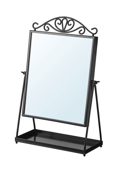 Meg Store Dekoratif Ayaklı Masa ve Makyaj Aynası 27 x 43 cm Meg Store Dekoratif Ayaklı Masa ve Makyaj Aynası 27 x 43 cm
