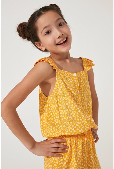 Penti Çok Renkli Kız Çocuk Daisy Tulum