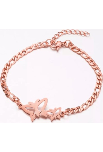 Lila Hediyelik Eşya Çelik Kelebek Bileklik Lila Hediyelik Eşya Çelik Kelebek Bileklik