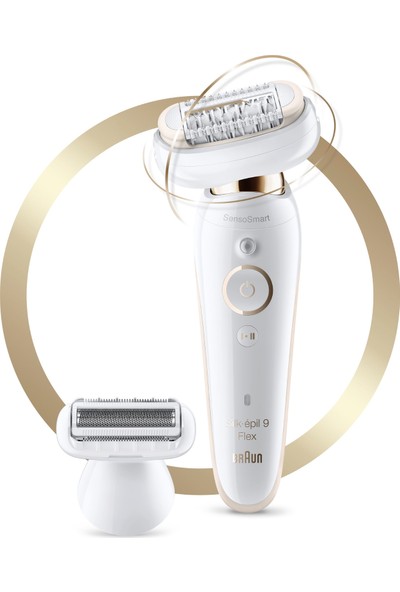 Braun Silk-épil 9 Flex 9002 SensoSmart Kablosuz Islak&Kuru 2'si 1 Arada Epilatör/Epilasyon Braun Silk-épil 9 Flex 9002 SensoSmart Kablosuz Islak&Kuru 2'si 1 Arada Epilatör/Epilasyon