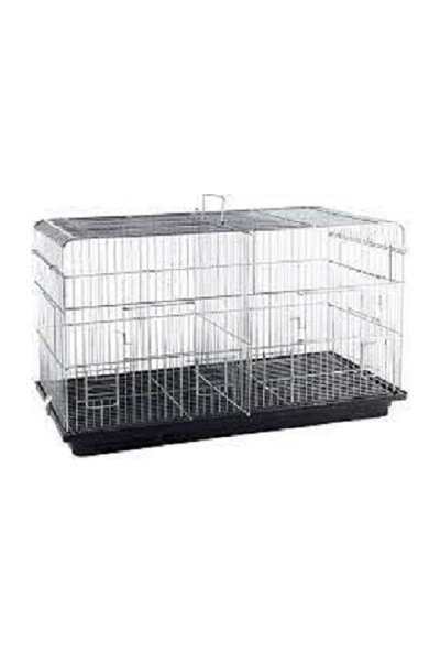 Euro Garden Çifthane ve Üretim Kafesi Bölmeli 60 x 27 x 40 cm Euro Garden Çifthane ve Üretim Kafesi Bölmeli 60 x 27 x 40 cm