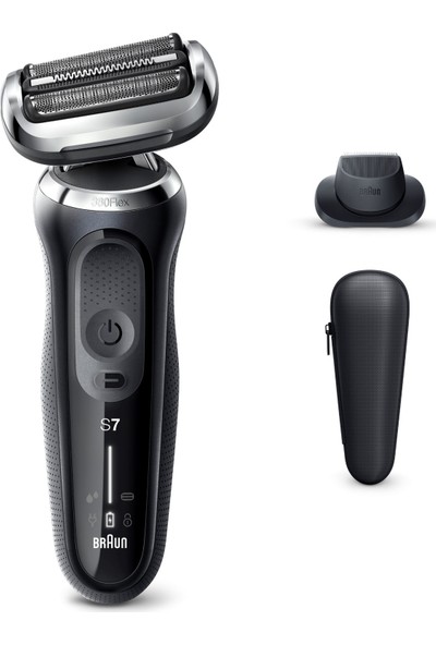 Braun Seri 7 N1200s Kablosuz Tıraş Makinası - AutoSence - 360° Flex - EasyClick Islak & Kuru Braun Seri 7 N1200s Kablosuz Tıraş Makinası - AutoSence - 360° Flex - EasyClick Islak & Kuru