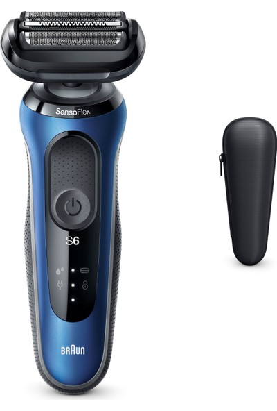 Braun Seri 6 B1000s Kablosuz Tıraş Makinası - SensoFlex - Easy Click Islak & Kuru Braun Seri 6 B1000s Kablosuz Tıraş Makinası - SensoFlex - Easy Click Islak & Kuru