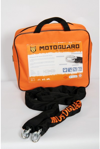 Motoguard MP1311 10 mm Motosiklet Güvenlik Zinciri 1,5 m