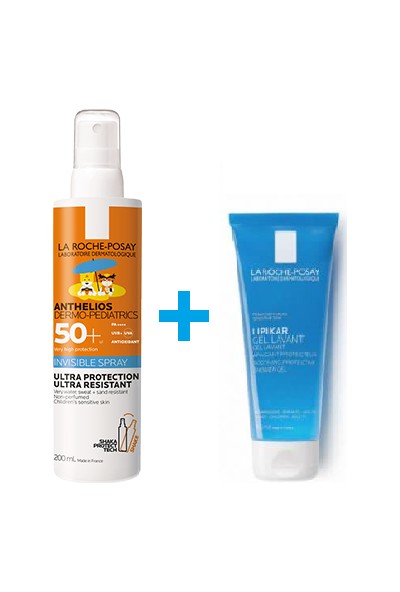 La Roche-Posay La Roche Posay Anthelios Dermo Pediatrics Sprey Spf 50+ 200 ml + Lipikar Gel Lavant 100 ml Avantajlı Set La Roche-Posay La Roche Posay Anthelios Dermo Pediatrics Sprey Spf 50+ 200 ml + Lipikar Gel Lavant 100 ml Avantajlı Set