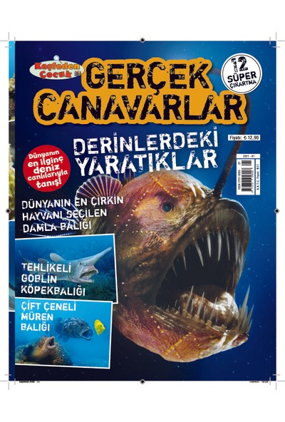 Keşfeden Çocuk Gerçek Canavarlar Derinlerdeki Yaratıklar