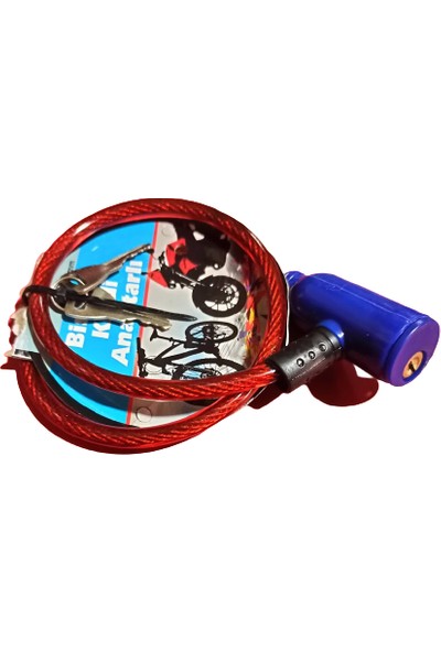 Hagiki Ince Anahtarlı Bisiklet Kilidi Çalınmayı Önleyici Kilit Hagiki Ince Anahtarlı Bisiklet Kilidi Çalınmayı Önleyici Kilit