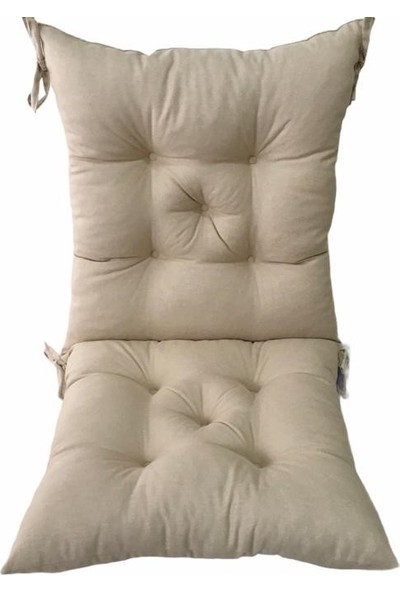 By Kutlay Home Collection Arkalıklı Sandalye Minderi, Duck Kumaş, Ekru Renk, Slikon, Ortası 10 Yuvarlak Dikişli, Oturma Kısmı; 40*40 Cm. ve Yaslanma Kısmı; 40*45 Cm' Dir By Kutlay Home Collection Arkalıklı Sandalye Minderi, Duck Kumaş, Ekru Renk, Slikon, Ortası 10 Yuvarlak Dikişli, Oturma Kısmı; 40*40 Cm. ve Yaslanma Kısmı; 40*45 Cm' Dir