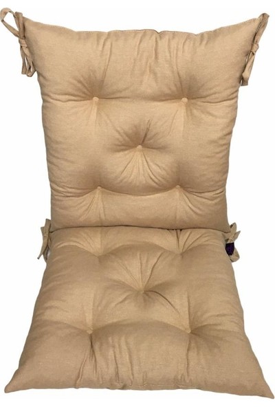 By Kutlay Home Collection Arkalıklı Sandalye Minderi, Duck Kumaş, Krem Kahve Renk, Slikon, Ortası 10 Yuvarlak Dikişli, Oturma Kısmı; 40*40 Cm. ve Yaslanma Kısmı; 40*45 Cm' Dir By Kutlay Home Collection Arkalıklı Sandalye Minderi, Duck Kumaş, Krem Kahve Renk, Slikon, Ortası 10 Yuvarlak Dikişli, Oturma Kısmı; 40*40 Cm. ve Yaslanma Kısmı; 40*45 Cm' Dir