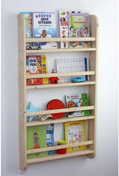 Karabeyoğulları Montessori Duvar Rafı Kitaplık
