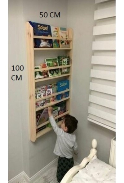 Karabeyoğulları Doğal Ahşap Oyuncaklar Montessori Kitaplık Karabeyoğulları Doğal Ahşap Oyuncaklar Montessori Kitaplık