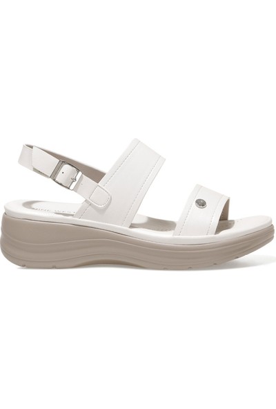 Nine West Adevıel 1fx Beyaz Kadın Kalın Tabanlı Sandalet