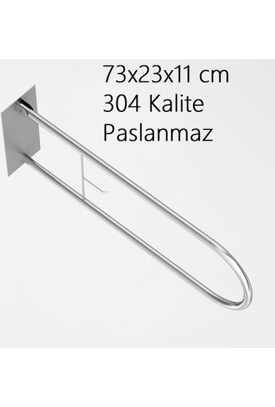 Cekinox Cekinox Duxx Engelli Tutunma Barı Klozet-Lavabo Yanı Katlanır Kağıtlıklık Cekinox Cekinox Duxx Engelli Tutunma Barı Klozet-Lavabo Yanı Katlanır Kağıtlıklık