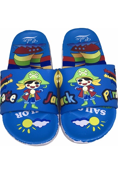 Calx Erkek Çocuk Anatomik Havuz Plaj Günlük Kaydırmaz Terlik