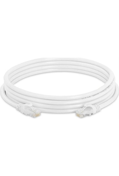 Cat6 Ethernet Internet Lan Network Patch Kablo - Fabrikasyon 5 Metre Cat6 Ethernet Internet Lan Network Patch Kablo - Fabrikasyon 5 Metre
